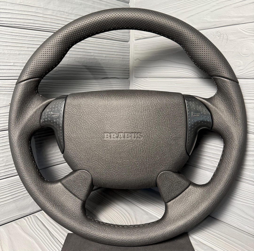 Brabus Logo W140 W124 W210 W202 R170 R129 Genuine Leather+perforated ...