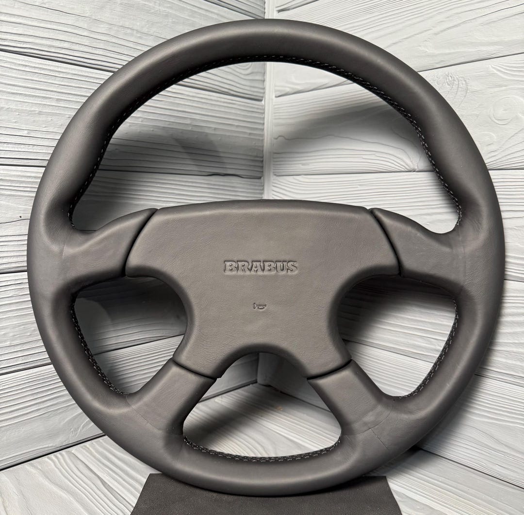 Mercedes Brabus Logo Genuine Leather Nardi Steering Wheel 380mm, KBA ...