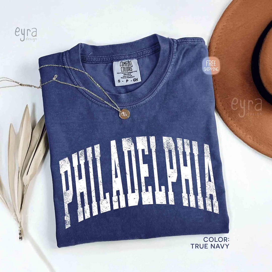 Comfort Colors Vintage Philadelphia Shirt, Philadelphia Vacation Gift ...