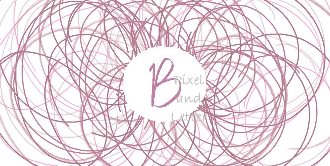 Hand Lettered Initial 'B' Profile Picture Thumbnail - Etsy