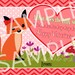 What Does the Fox Say Valentine Cards DIY Instant Download - Etsy