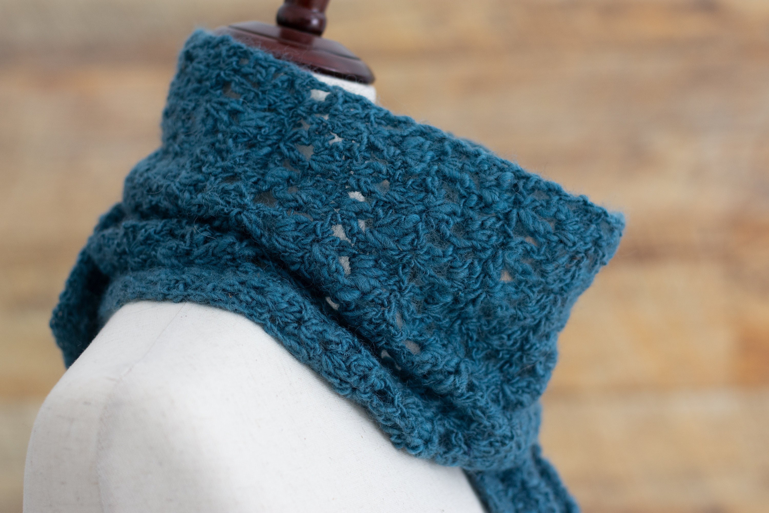 Lacy Scarf Crochet Pattern | PDF Instant Digital Download | Women's ...