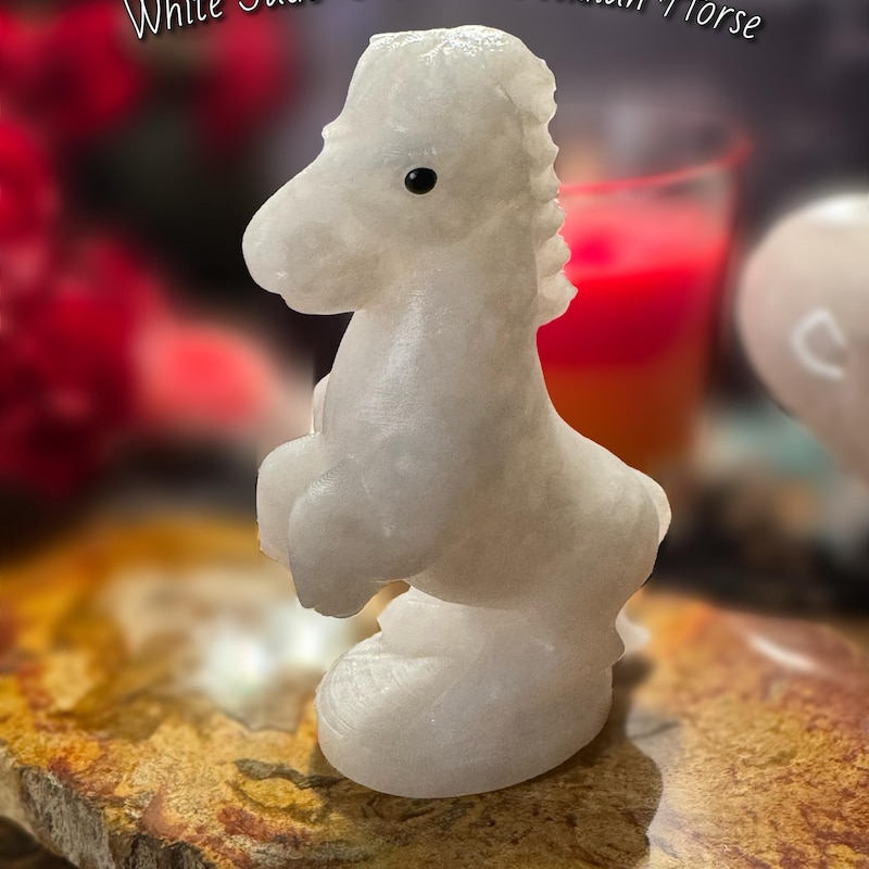Horse Gemstone Figurines - Etsy
