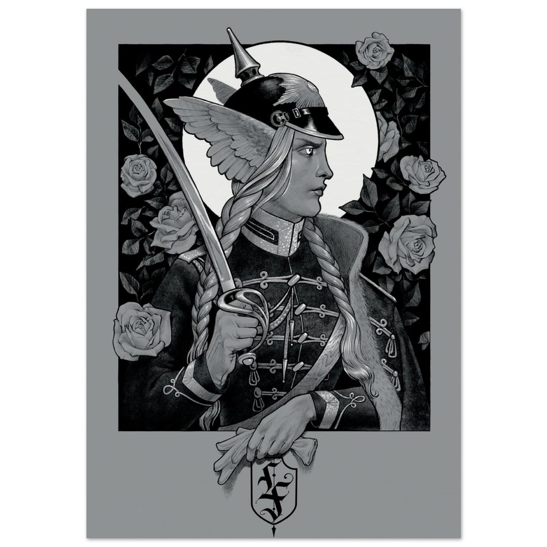 Valkyrie A3 Art Print (29.7 X 42 Cm) - Etsy