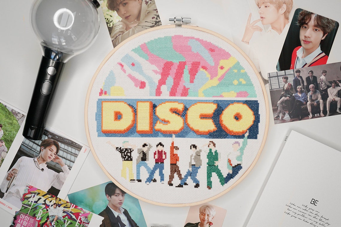 BTS Dynamite Cross Stitch Pattern - Etsy