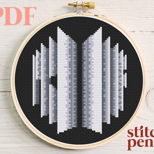 Cross Stitch Bts - Etsy