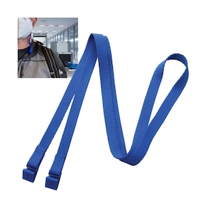 5 Pack MRI Safe Lanyards FREE SHIPPING Double Ended 2 Slim Clips ...