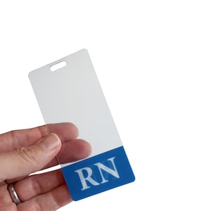 Clear Blue RN Badge Buddy - Free Shipping! - Badge Buddies for ...