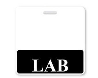 LAB Badge Buddy Black Chemistry Themed Vertical Badge Id Card by ...