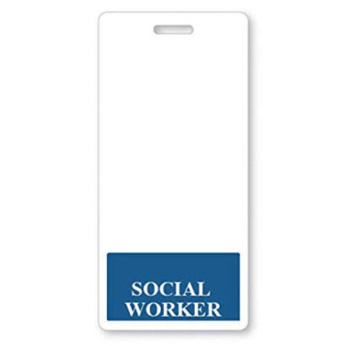 SOCIAL WORKER Badge Buddy Free Shipping Name Tag Badge - Etsy