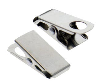 Metal badge clips | Etsy