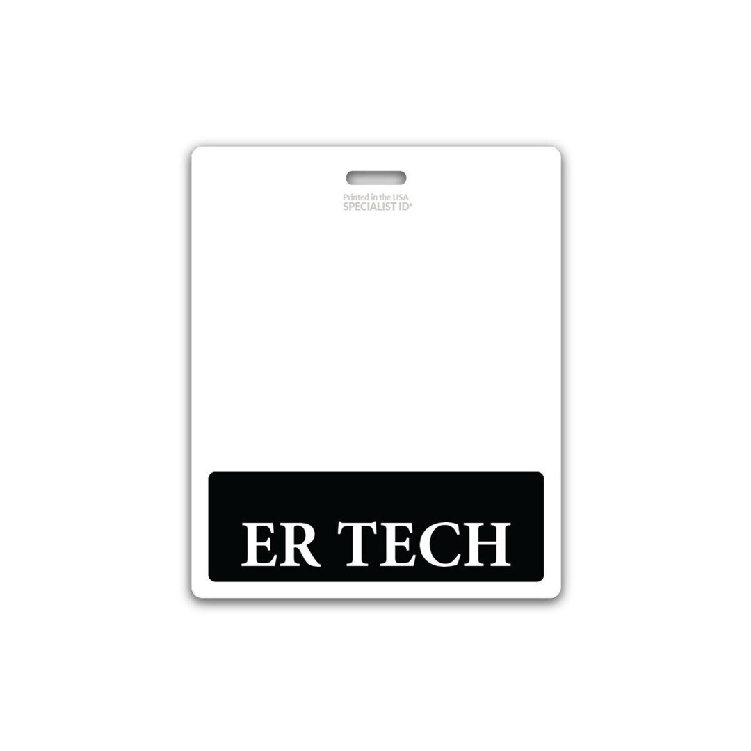 XL ER TECH Badge Buddy Horizontal - Free Shipping! - Oversized I'd ...