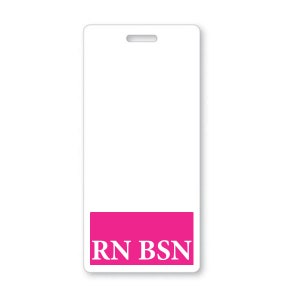 Pink RN BSN Badge Buddy - Free Shipping! - Cute Hot Pink Badge Buddy ...