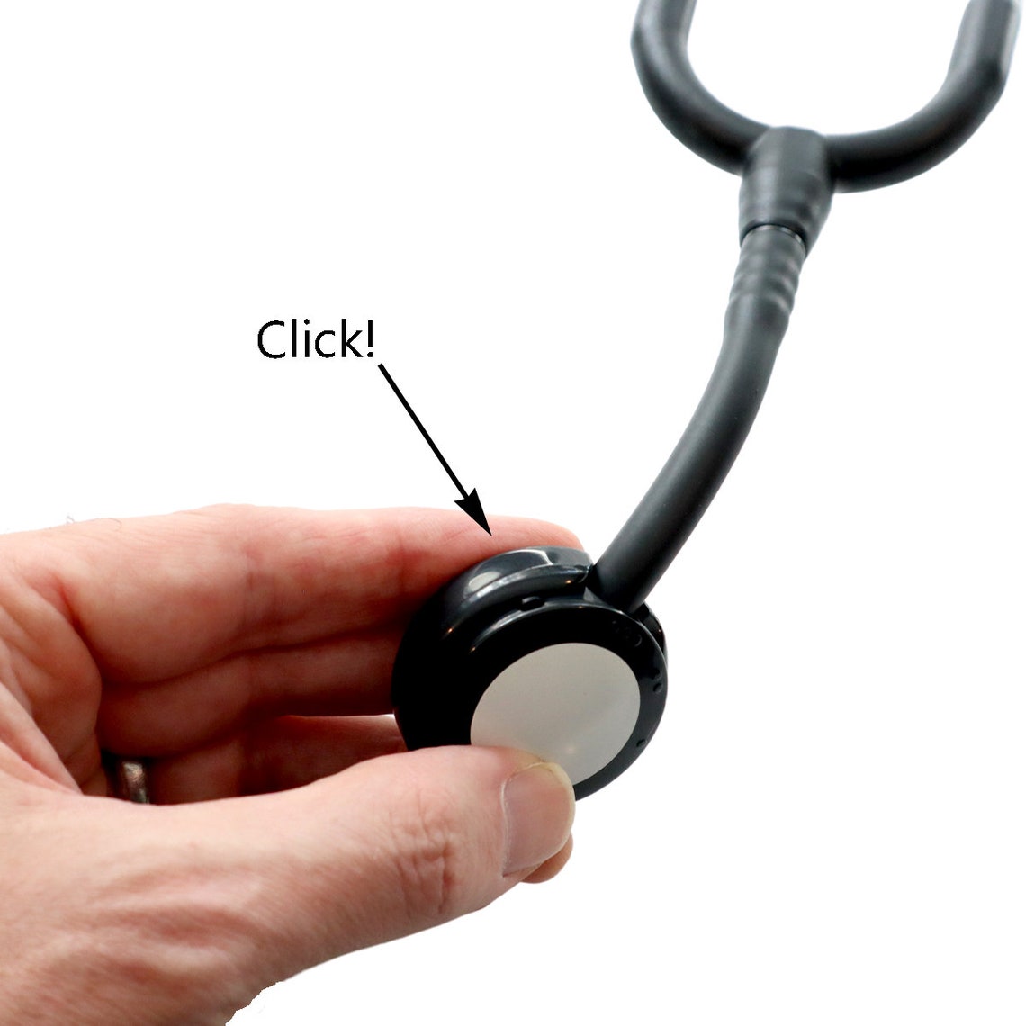 2 Pack - Adjustable Stethoscope Name Tag - Fits Any Size Tubing - Free ...