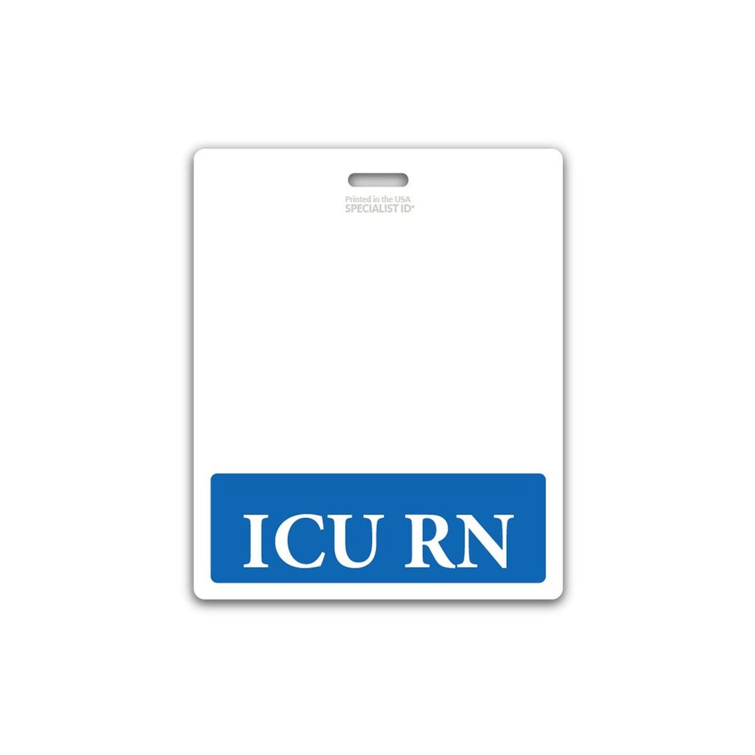Extra Long Badge Buddy ICU RN Horizontal - Free Shipping! - Oversized ...