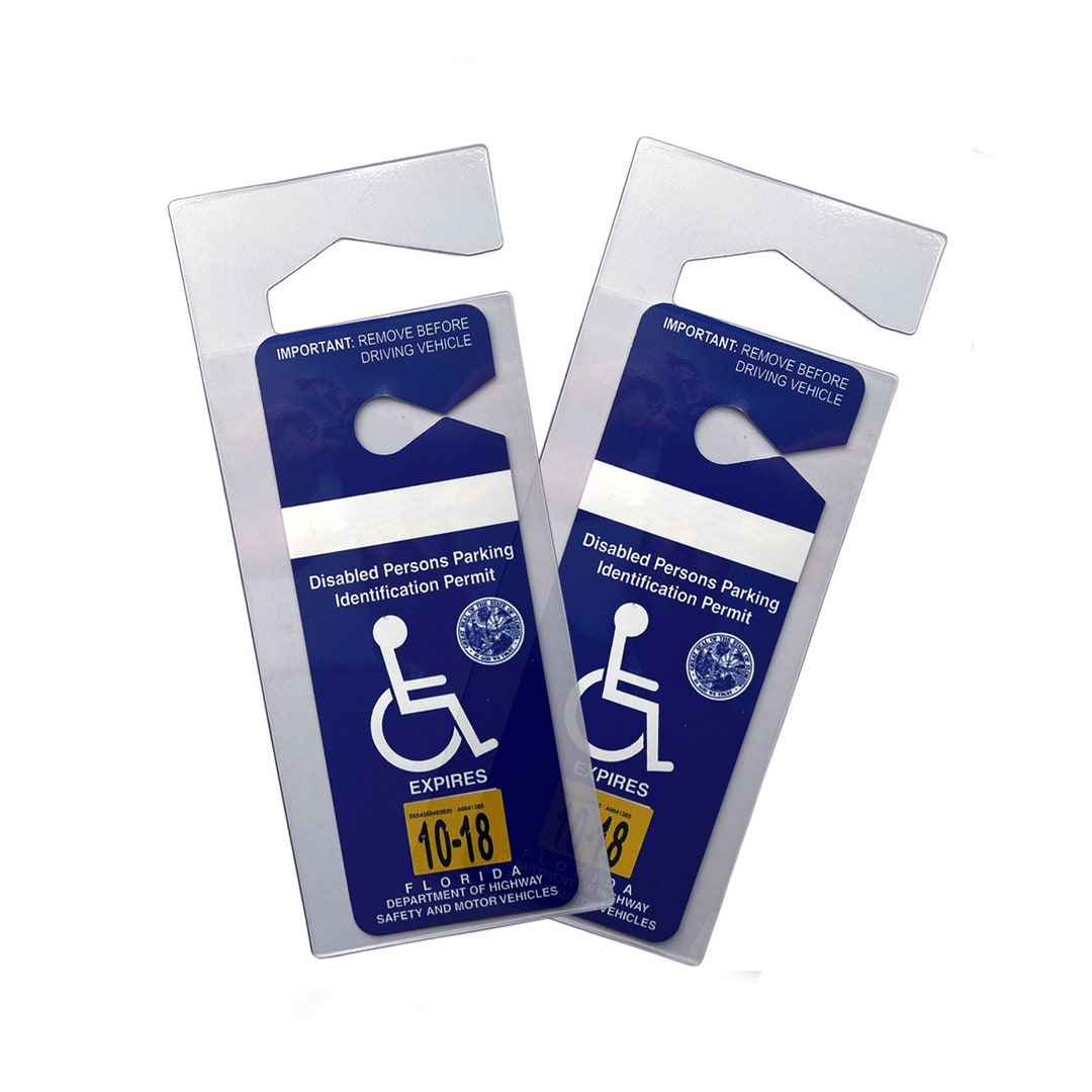 2 Pack - Handicap Placard Holder - Free Shipping! - Disability Parking ...