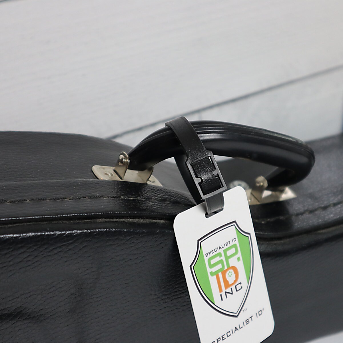5 Black Plastic Luggage Tag Buckle Straps - Free Shipping - Attach ID ...