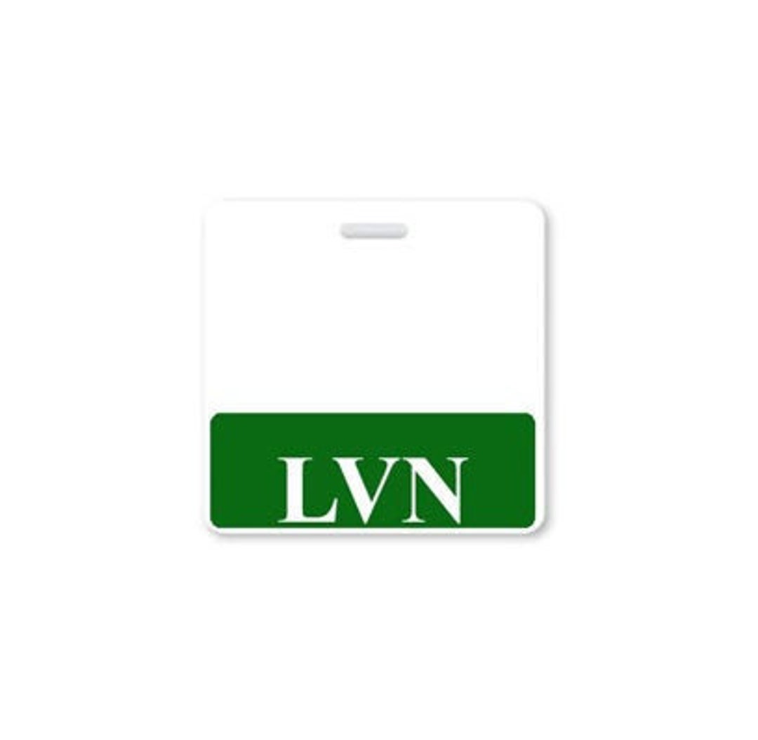 LVN Badge Buddy - Free Ship! - Green Border Badge Buddies for Licensed ...