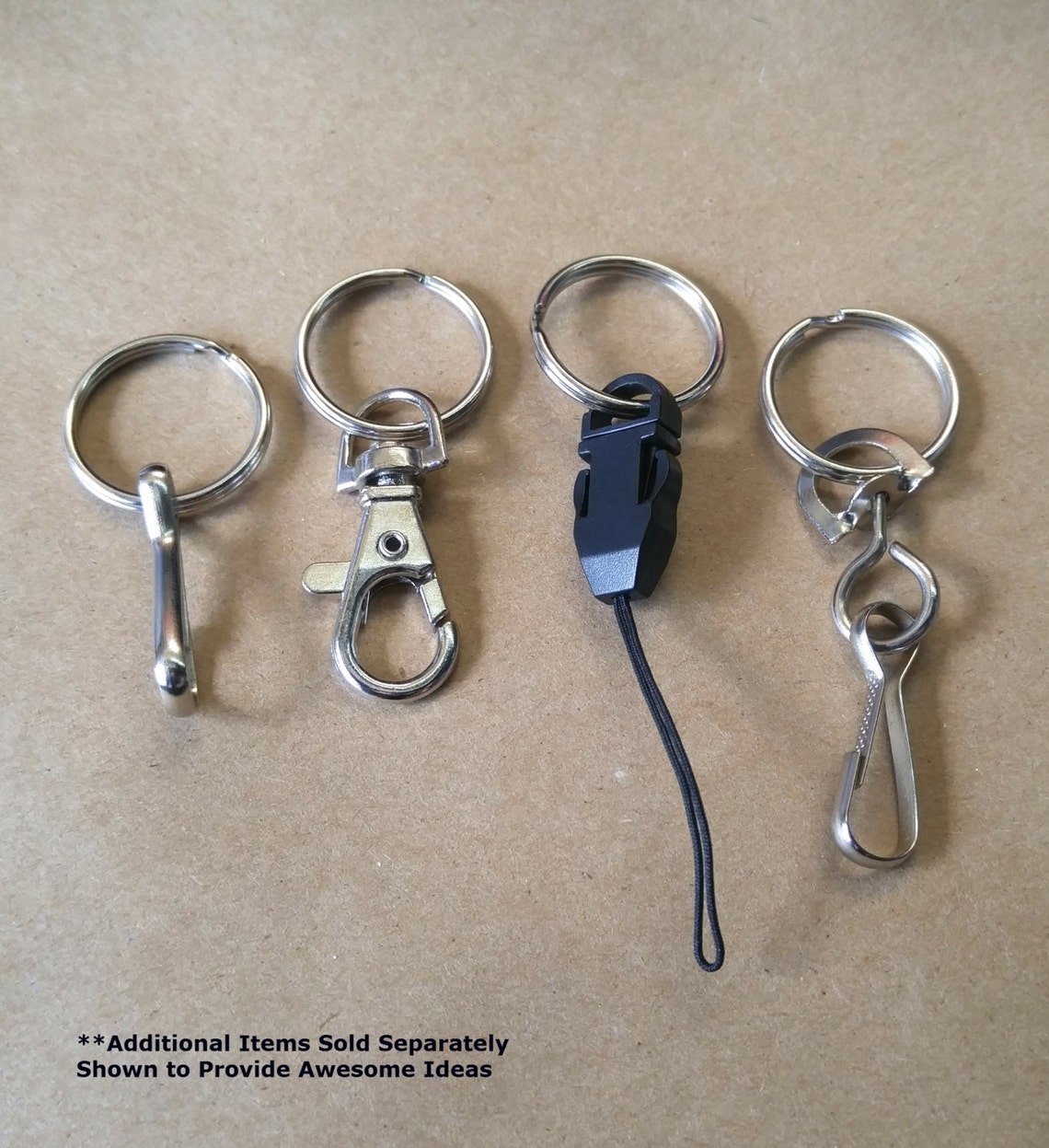 25 Pack of 1 Key Rings Heat Treated High Quality - Etsy