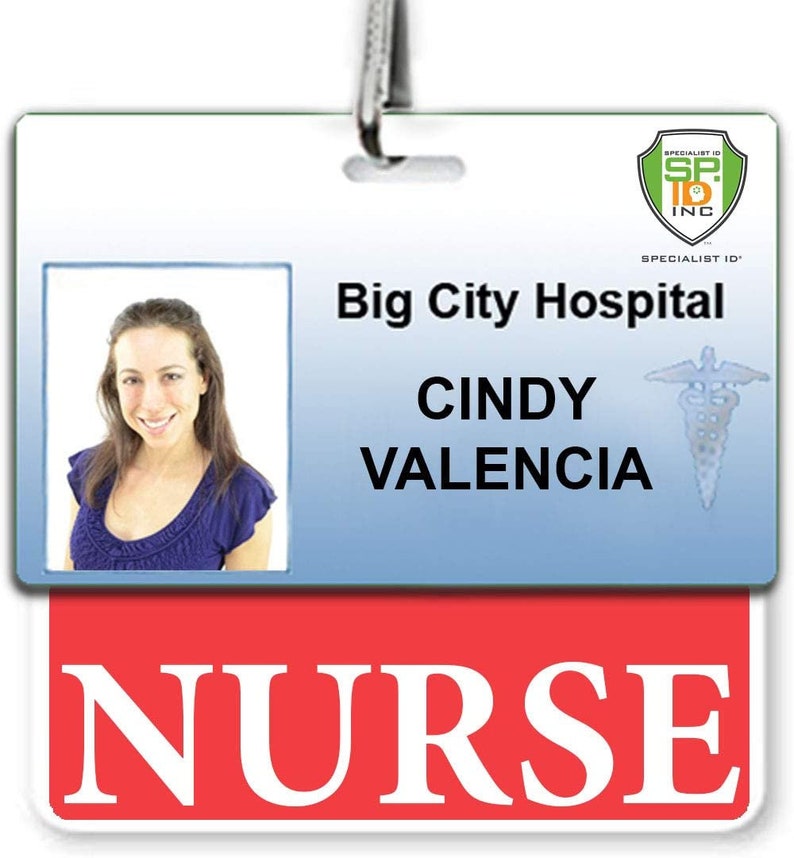 Red NURSE Badge Buddy Free Shipping Red Badge Buddies for - Etsy