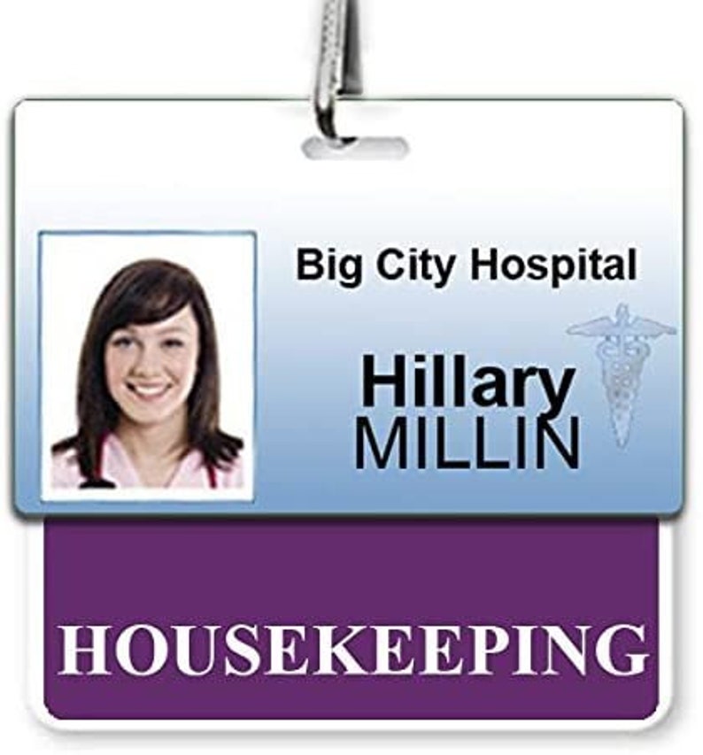 Purple HOUSEKEEPING Badge Buddy Free Shipping Badge - Etsy