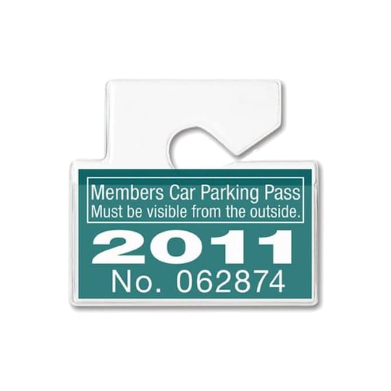 100 Parking Pass Hanger for Car Free Ship Horizontal | Etsy