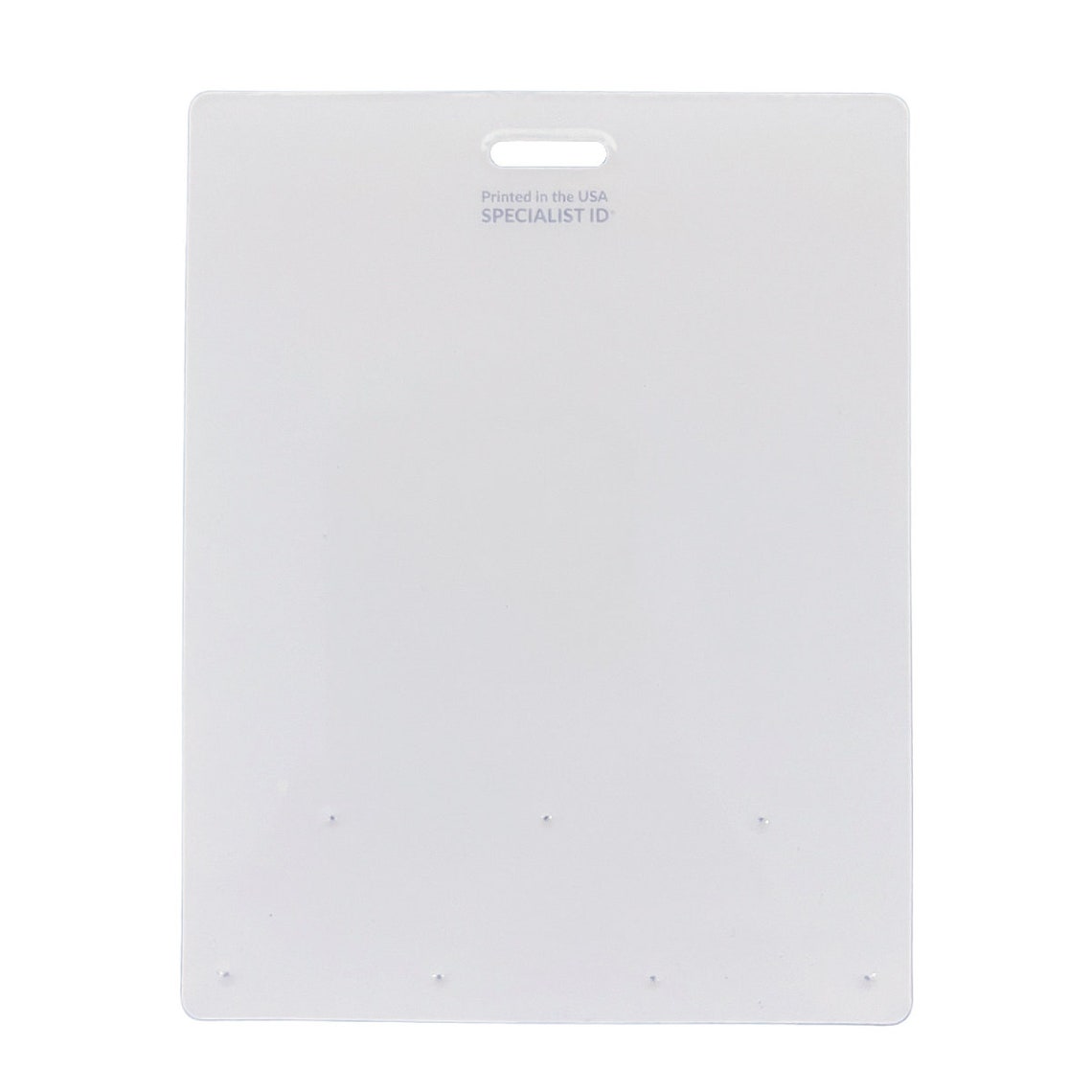 Badge Buddy Pin Holder Blank White ID Card Backer With 7 - Etsy