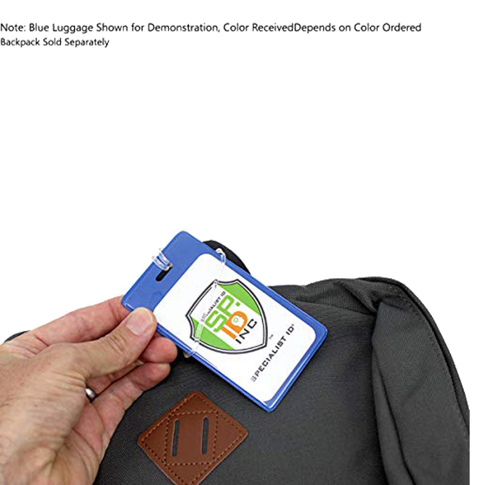 5 Pack Slim ID Bag Tags for Luggage and Backpack Identity | Etsy