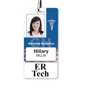 White ER Tech Badge Buddy - Free Shipping! - White Badge Buddy for ...