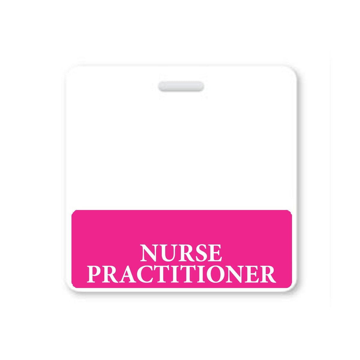NURSE PRACTITIONER Badge Buddy Name Badge Tag Backer for - Etsy