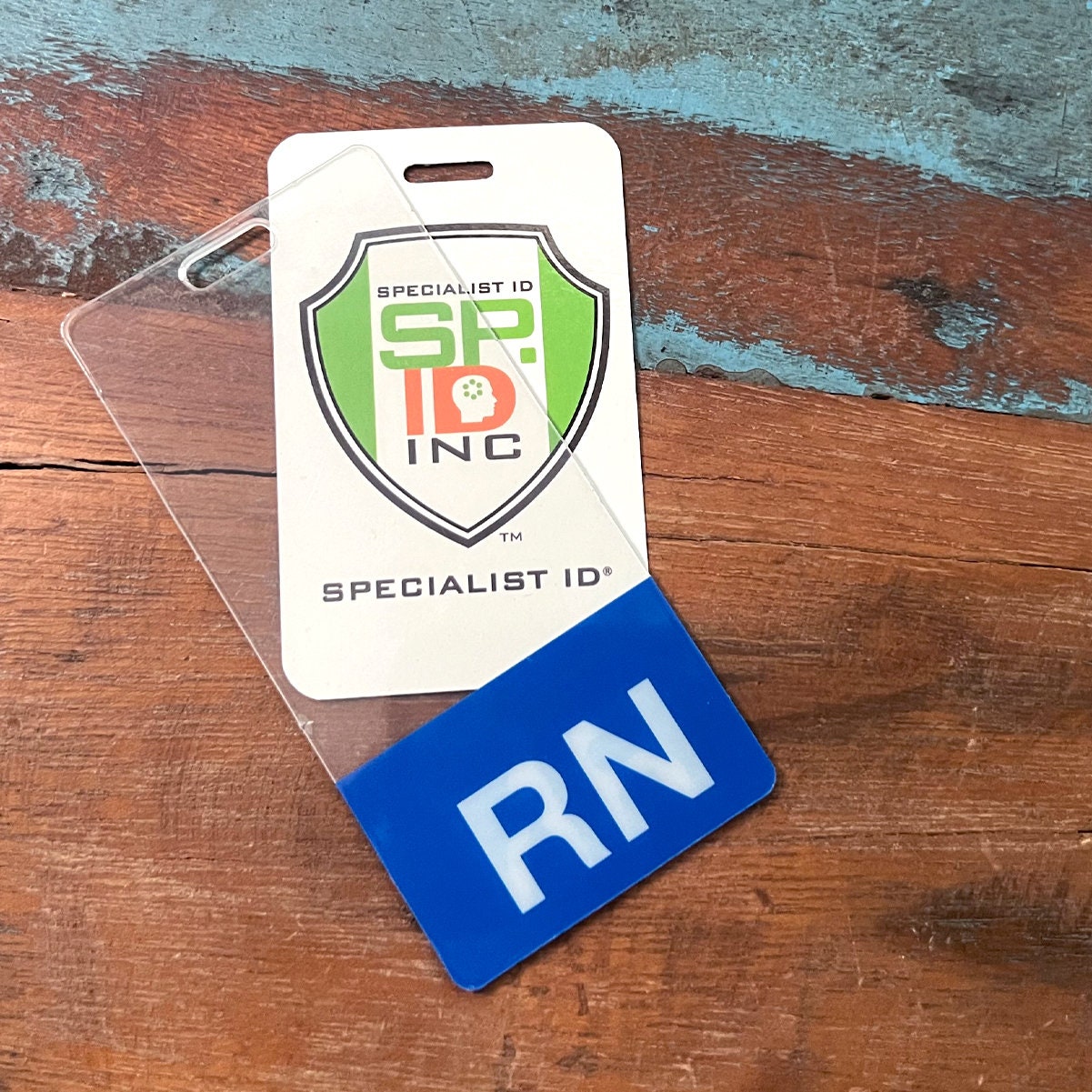 Clear Blue RN Badge Buddy Free Shipping Badge Buddies for - Etsy