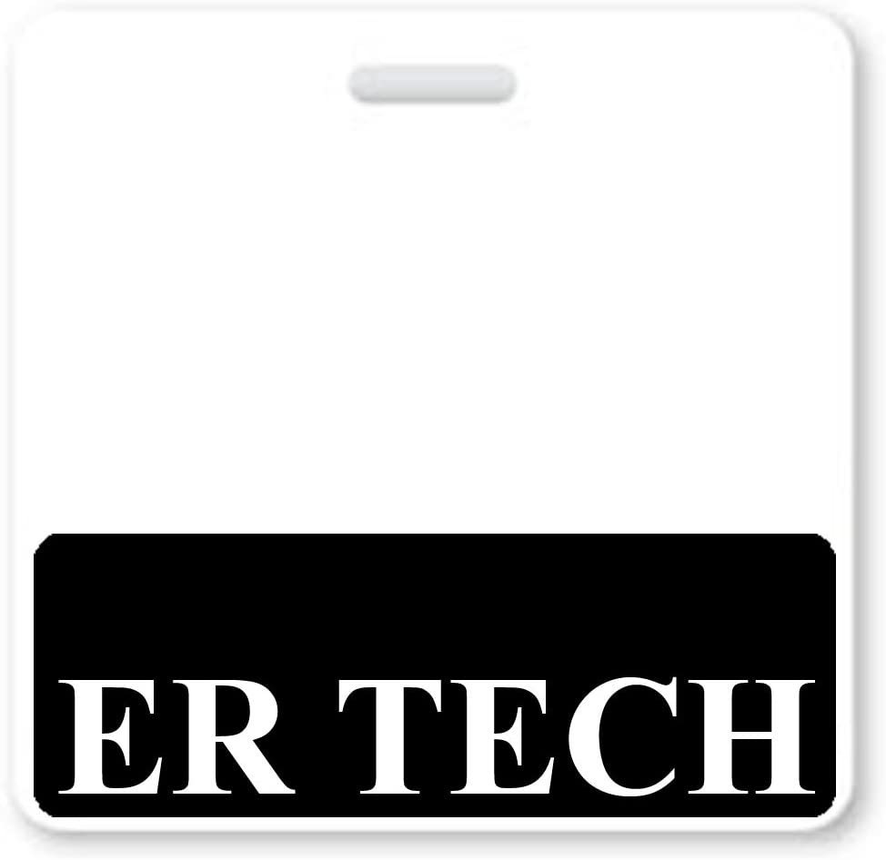 Black ER TECH Badge Buddy Free Shipping Bold Black Badge - Etsy