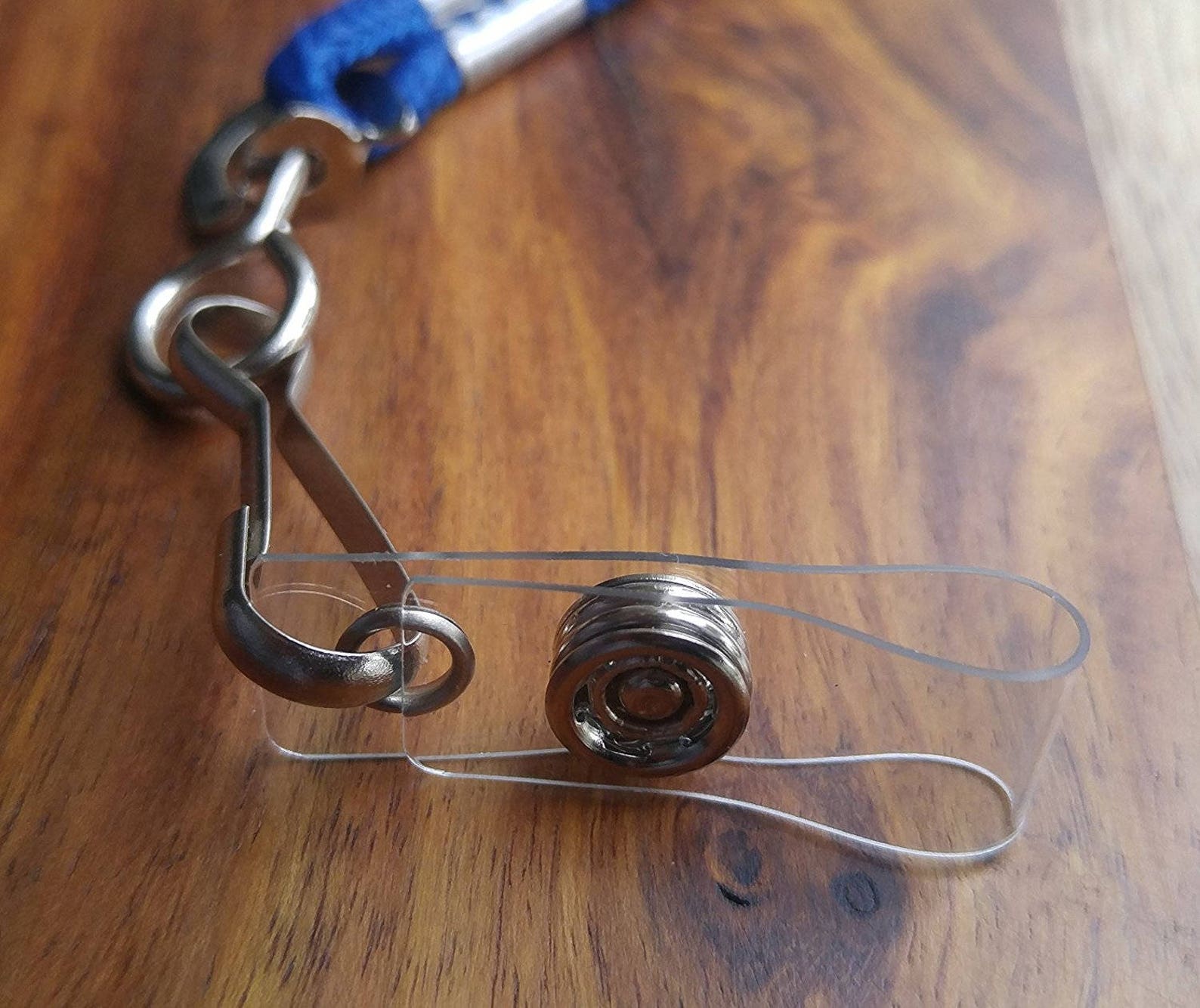 25 Clear Plastic Badge Straps Free Ship ID Holder W/ Snap | Etsy