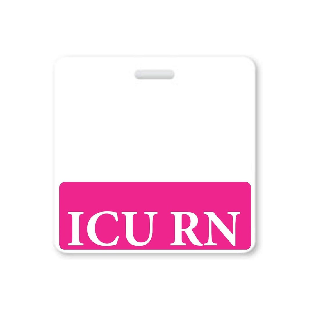 Hot Pink ICU RN Badge Buddy - Free Shipping! - Cute Hot Pink Badge ...