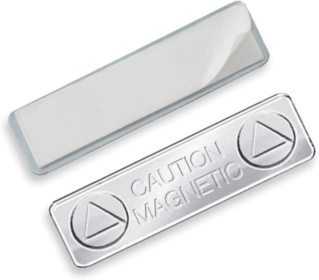 Super Strong Magnetic ID Badge Holder Name Tag Backing Attachment With ...