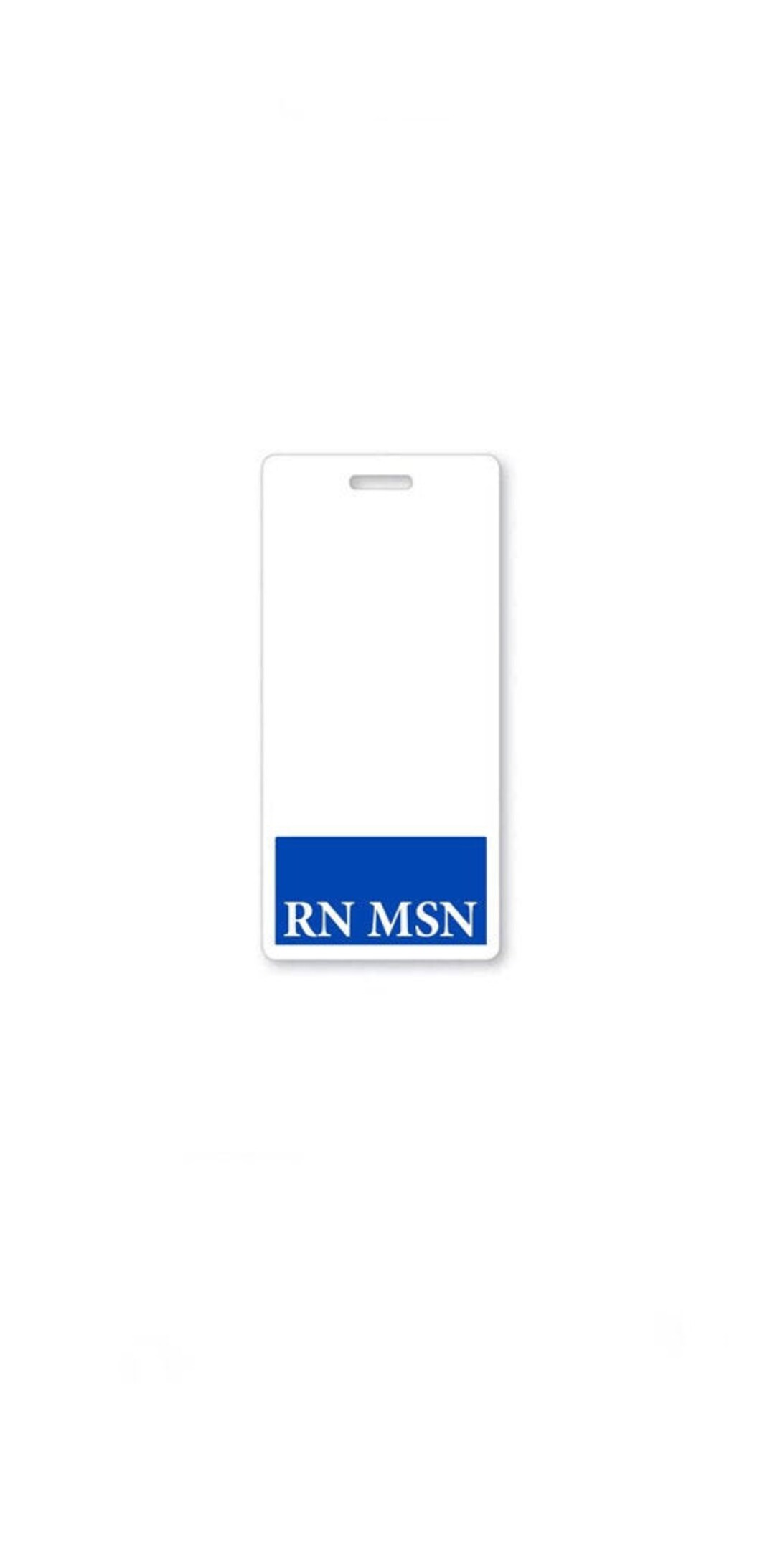 Blue RN MSN Badge Buddy - Free Shipping! - Blue Badge Buddy for Masters ...
