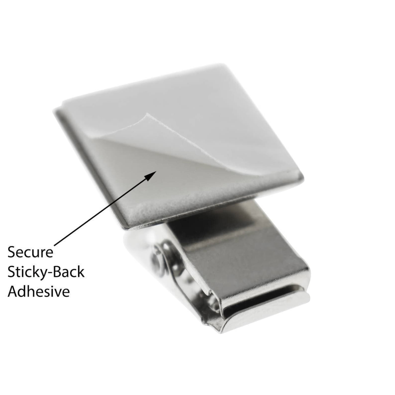 25 Bulldog Clips With Sticky Back Free Shipping Adhesive | Etsy