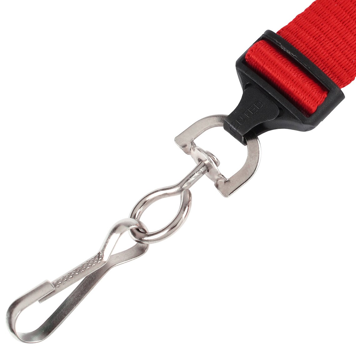 10 - Small Metal Swivel J Hook Clips - Free Shipping - 1/2" D Ring for ...