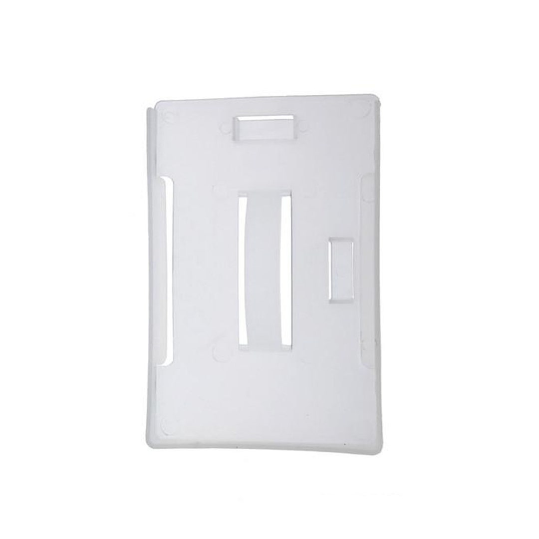 5 Pack - Multi ID Badge Holder - Semi-rigid Plastic Case for Multiple ...