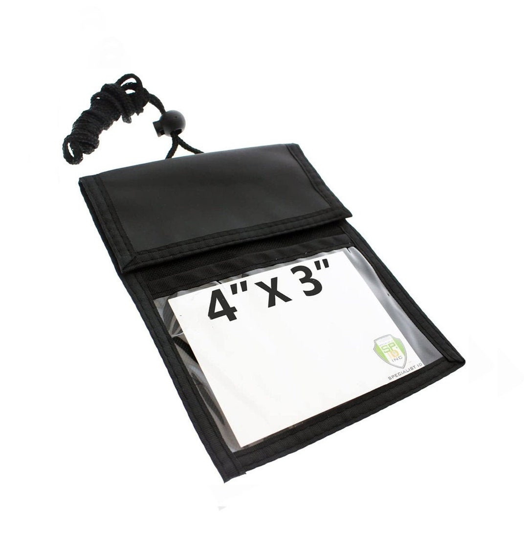 2 Pack Passport Travel Wallet Adjustable Lanyard Free Ship 4X3 Window ...