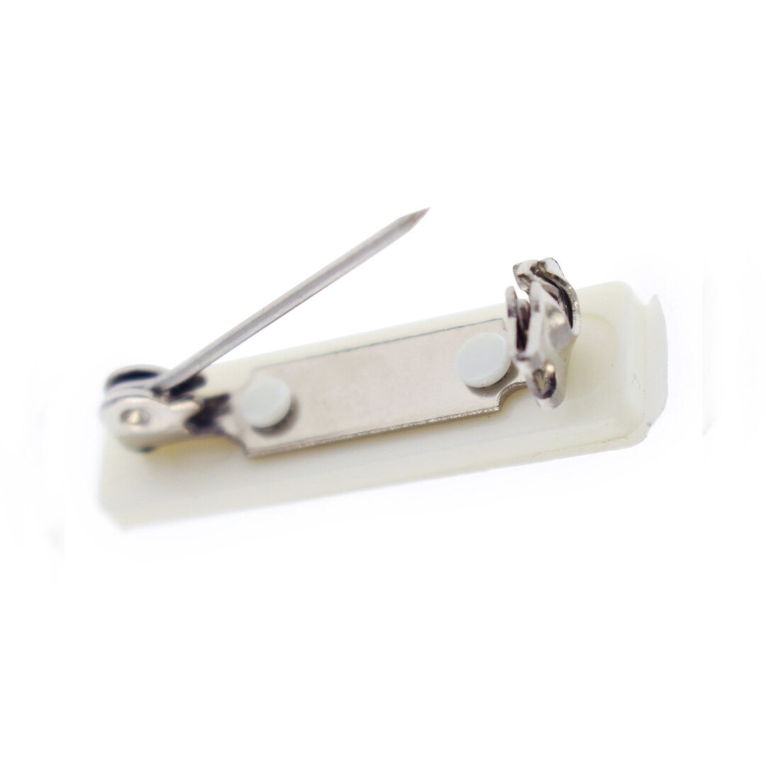 10 Premium Bar Pins - Adhesive Sticky Back & Metal Locking Clasp ...