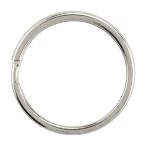 100 Pack of 1 Key Rings Heat Treated High Quality Bulk Split Rings 24 ...