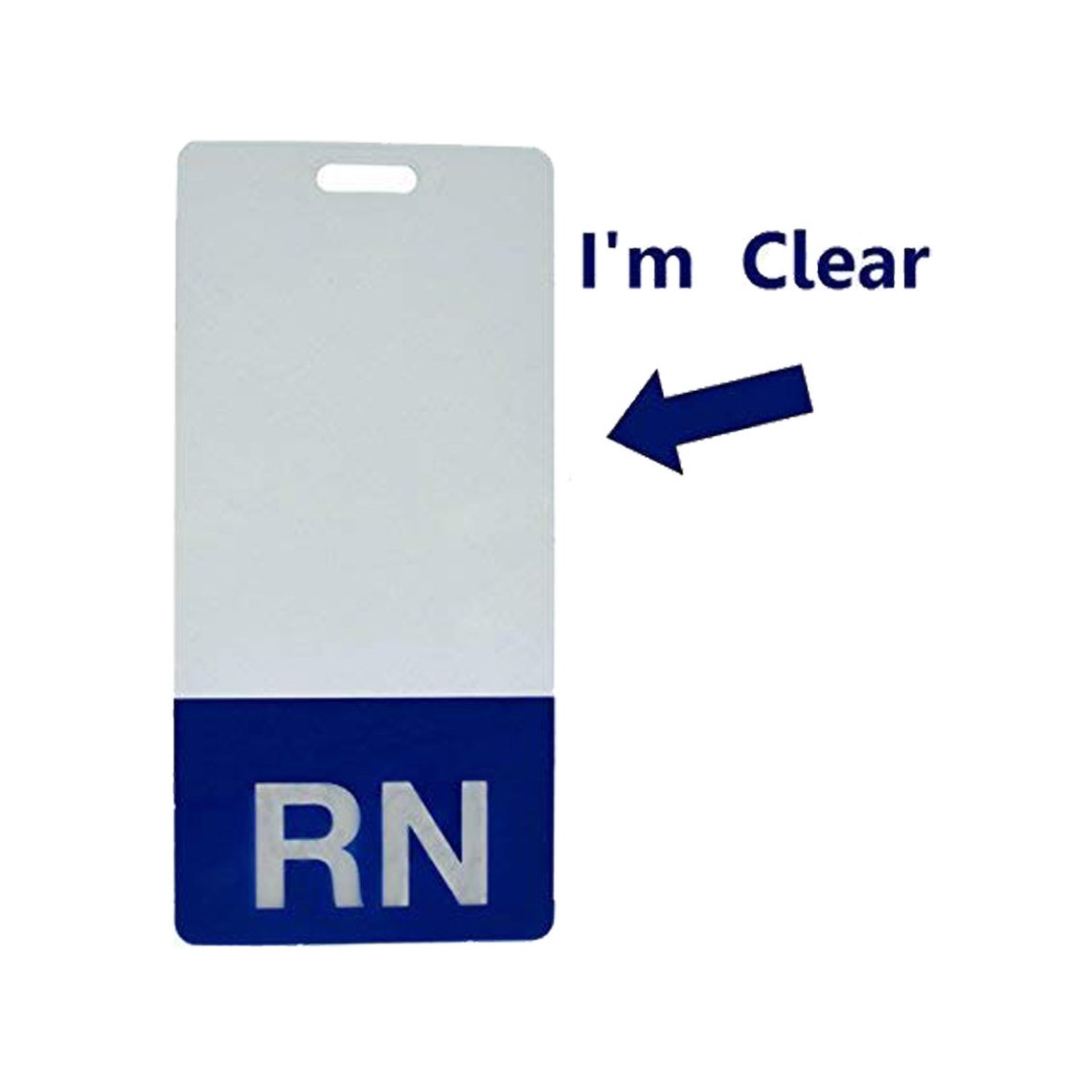 Clear Blue RN Badge Buddy Free Shipping Badge Buddies for - Etsy