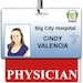 Red PHYSICIAN Badge Buddy - Free Shipping! - Badge Buddies for ...