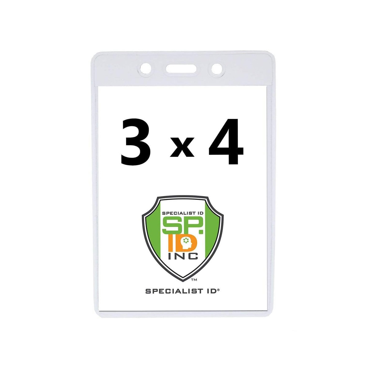 Bulk 25 3x4 Name Badge Holder Large Vinyl Vertical ID - Etsy