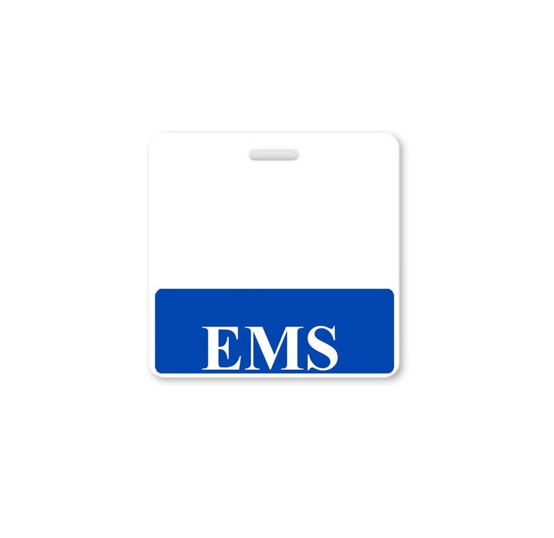 Blue EMS Badge Buddy - Free Shipping! - Blue Badge Buddy for Emergency ...