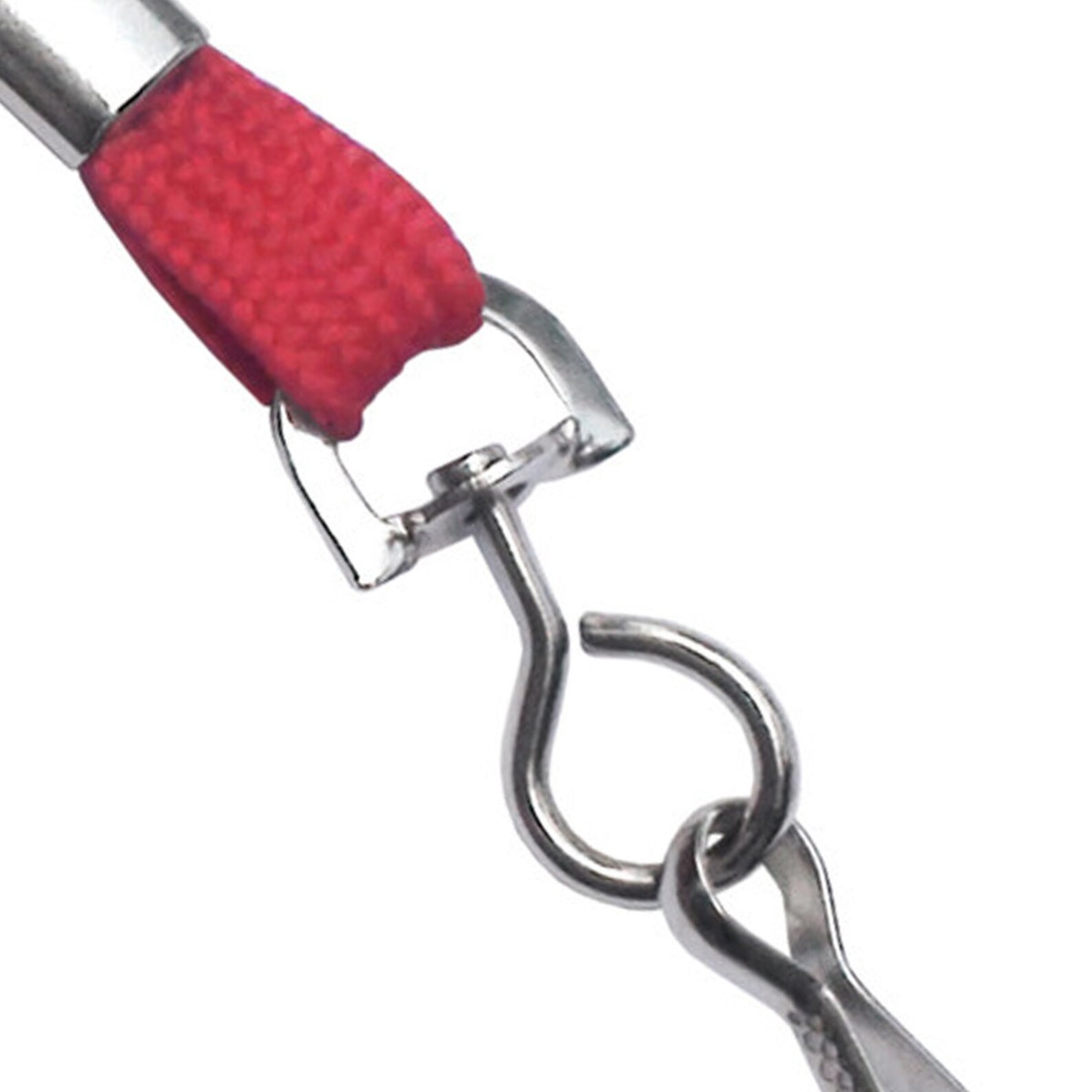 10 - Small Metal Swivel J Hook Clips - Free Shipping - 1/2" D Ring for ...