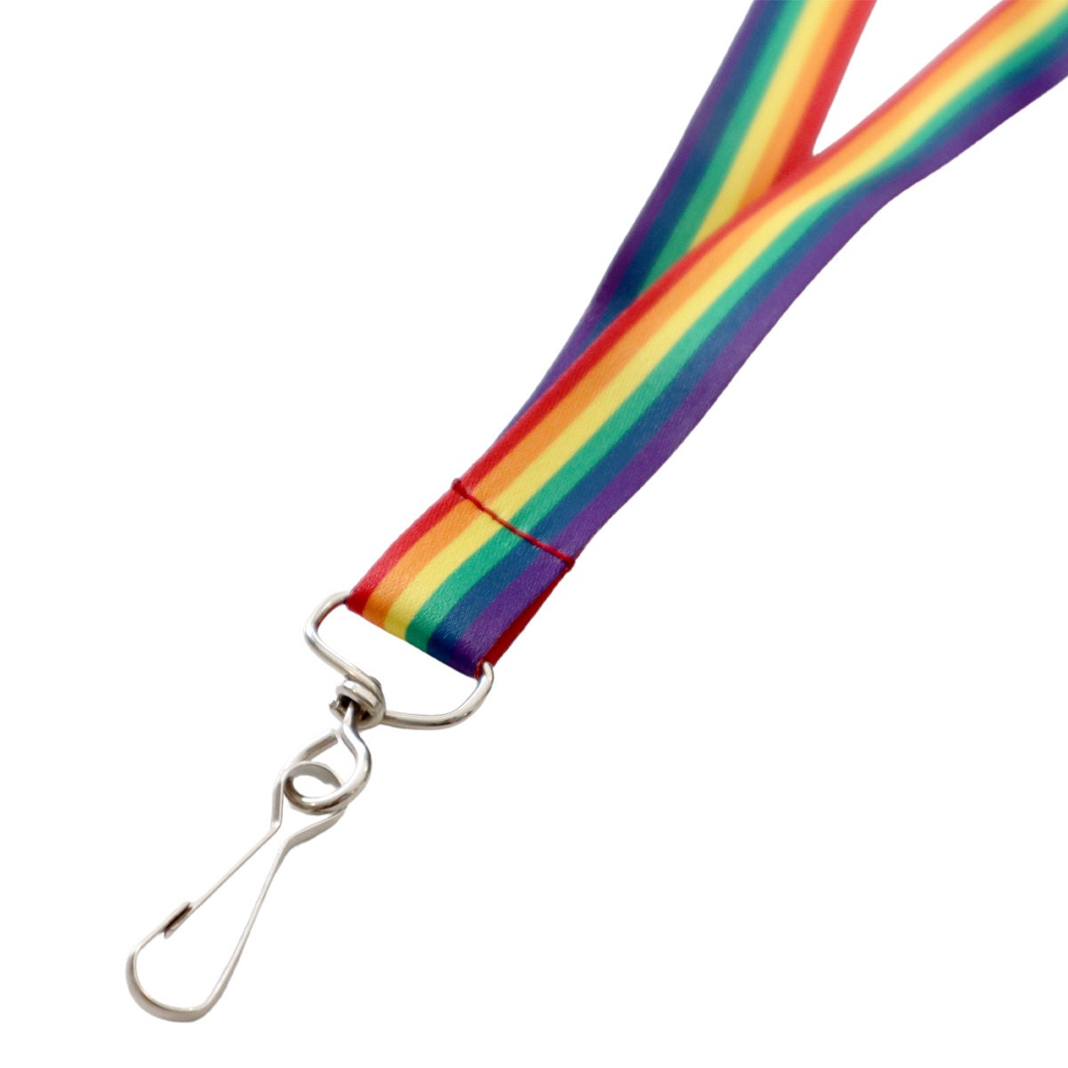2 - Rainbow Pride Lanyard - Free Shipping - Cute, Silky Breakaway ...