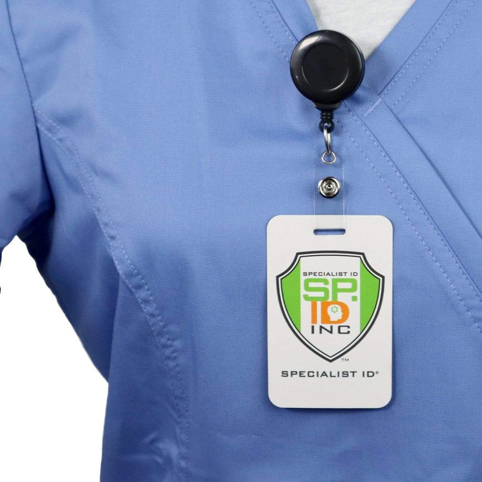 10 Black no Twist Retractable ID Badge Reels With - Etsy