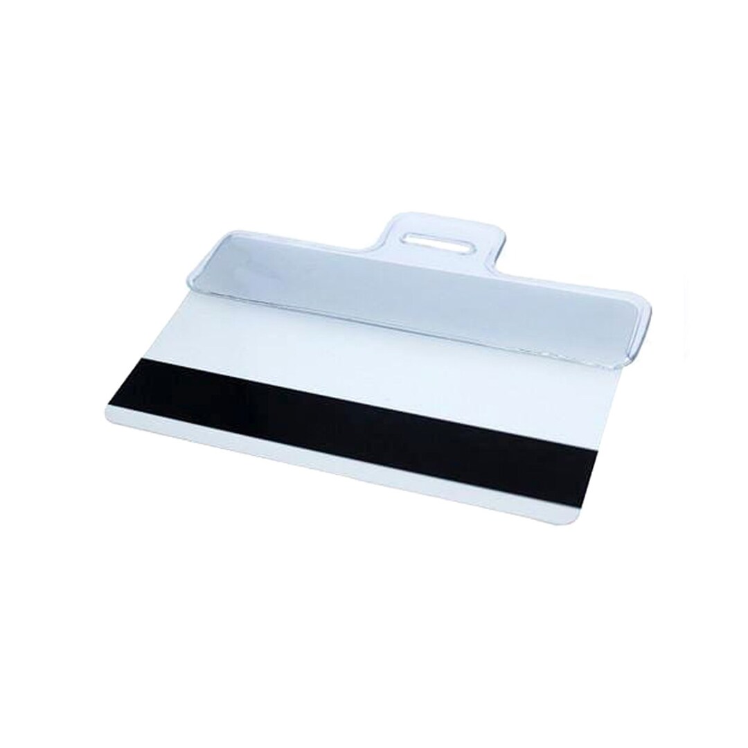 Half Card ID Badge Holder - Free Shipping!! - Horizontal Clear Vinyl ...